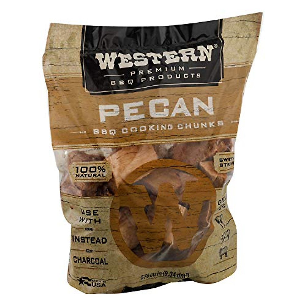 Western Pecan BBQ Cooking Wood Chunks