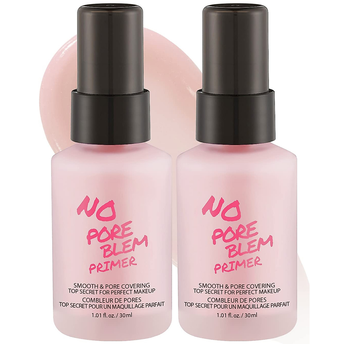 TOUCH IN SOL No Pore Blem Primer, 1.01 fl.oz(30ml) 2 Pack - Face Makeup Primer, Big Pores Perfect Cover, Skin Flawless and Glowing, Instantly Smoothes Lines, Long Lasting Makeup's Staying