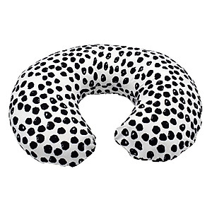 2 Pack Nursing Pillow Cover Slipcover for Breastfeeding Pillows, Soft and Comfortable Safely Fits On Standard Infant Nursing Pillows, Black