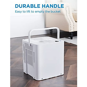 Midea Cube 35 Pint Dehumidifier for Basement and Rooms at Home for up to 3,500 Sq. Ft., Smart Control, Works with Alexa (White), Drain Hose Included, ENERGY STAR Most Efficient 2023