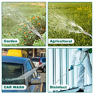 Sprayer Wand, Adjustable Universal Sprayer Match 3/8'' Hose, Stainless Steel Replacement Sprayer Wand with Shut off Valve (Straight,1 Pack)