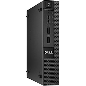 Fast Dell Optiplex 9020 Micro Tower Computer Ultra Small Tiny PC (Intel Core i5-4590T, 8GB Ram, 128GB SSD, WiFi, Bluetooth, HDMI) Windows 10 Pro (Renewed)