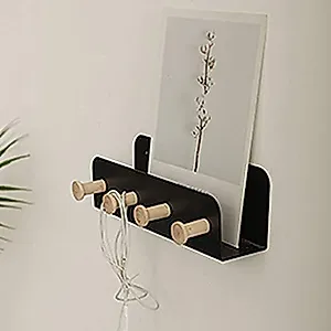 TJLSS Wall Mount Coat Hook, 4 Hooks Coat Hangers Rack Robe Hat Clothes Hook Wall Coat Rack Hooks