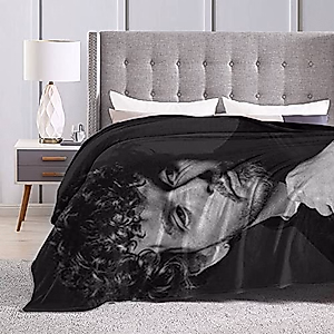DOTZRLT Jack Rapper Harlow Singer Blanket Printed Flannel Blanket Home Decor Soft Comfortable Warm Throw Blankets 80"x60"