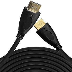 Acuvar Ultra High Speed 50 ft HDMI Cable Gold Plated 4K @ 60Hz, Ultra HD, 1080P & ARC Compatible with Laptop, Gaming PC, Monitor, PS5, PS4, Xbox X, One, Fire TV, Apple TV, ROKU, Soundbar & More