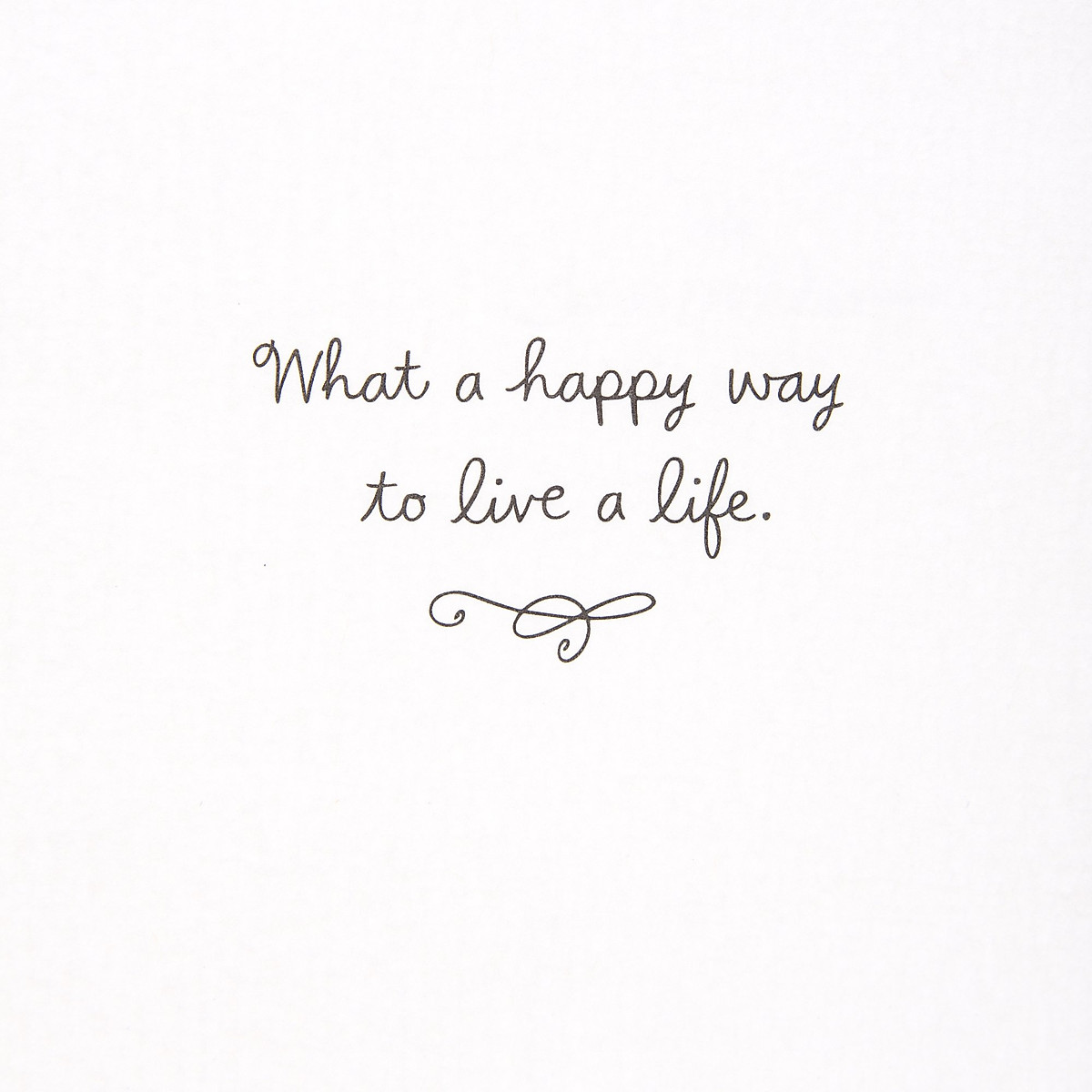 Hallmark Romantic Mothers Day Card or Birthday Card for Wife (What a Happy Way to Live a Life) (0599MBC9495)