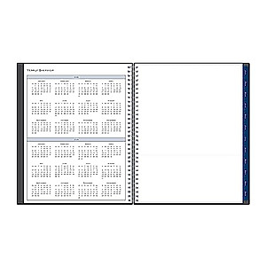 Blue Sky 2024 Weekly and Monthly Appointment Book and Planner, 8.5" x 11", Flexible Cover, Wirebound, Passages (100009-24)