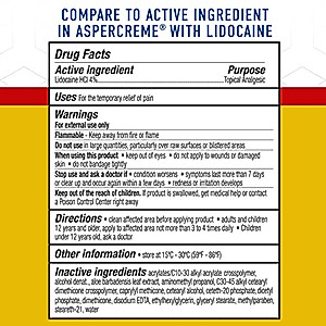 DCH Labs Maximum Strength Pain Relief Roll-on, 4% Lidocaine, Numbs Pain Away, Nerve Pain, 2.5oz (3 pack)