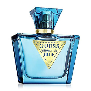 GUESS Seductive Blue Women/Femme Eau de Toilette Perfume Spray For Women, 2.5 Fl. Oz.