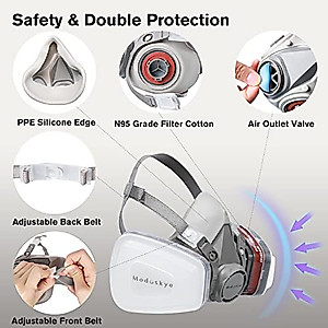 MODUSKYE Reusable Respirator - Safe & Comfortable Protection