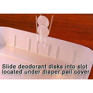 OsoCozy Diaper Pail Deodorizing Disks. Nice Lemony Scent. Non-Hazardous, Non-Toxic. Place Inside Diaper Pail to Reduce Odor. Each Disk Effective for 2-4 Weeks - 5 Pack
