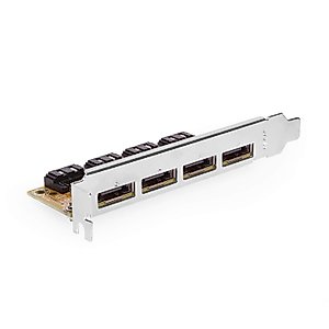 Coolgear® Internal to External eSATA 4 Port PCI Bracket