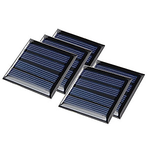 uxcell® 5Pcs 2V 50mA Poly Mini Solar Cell Panel Module DIY for Phone Light Toys Charger 45mm x 45mm