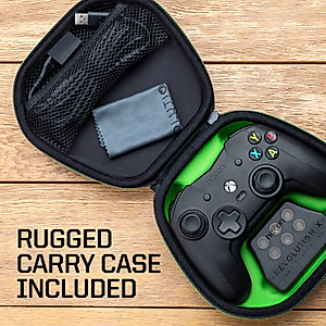 RIG Nacon Revolution X Officially Licensed Xbox Controller for Xbox Series X|S, Xbox One, Windows 10, Windows 11 PCs with Hardware, Software Customization and Dolby Atmos 3D Surround Sound (Black)