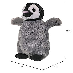 Wild Republic Penguin Plush, Stuffed Animal, Plush Toy, Gifts for Kids, Cuddlekins 12 inches
