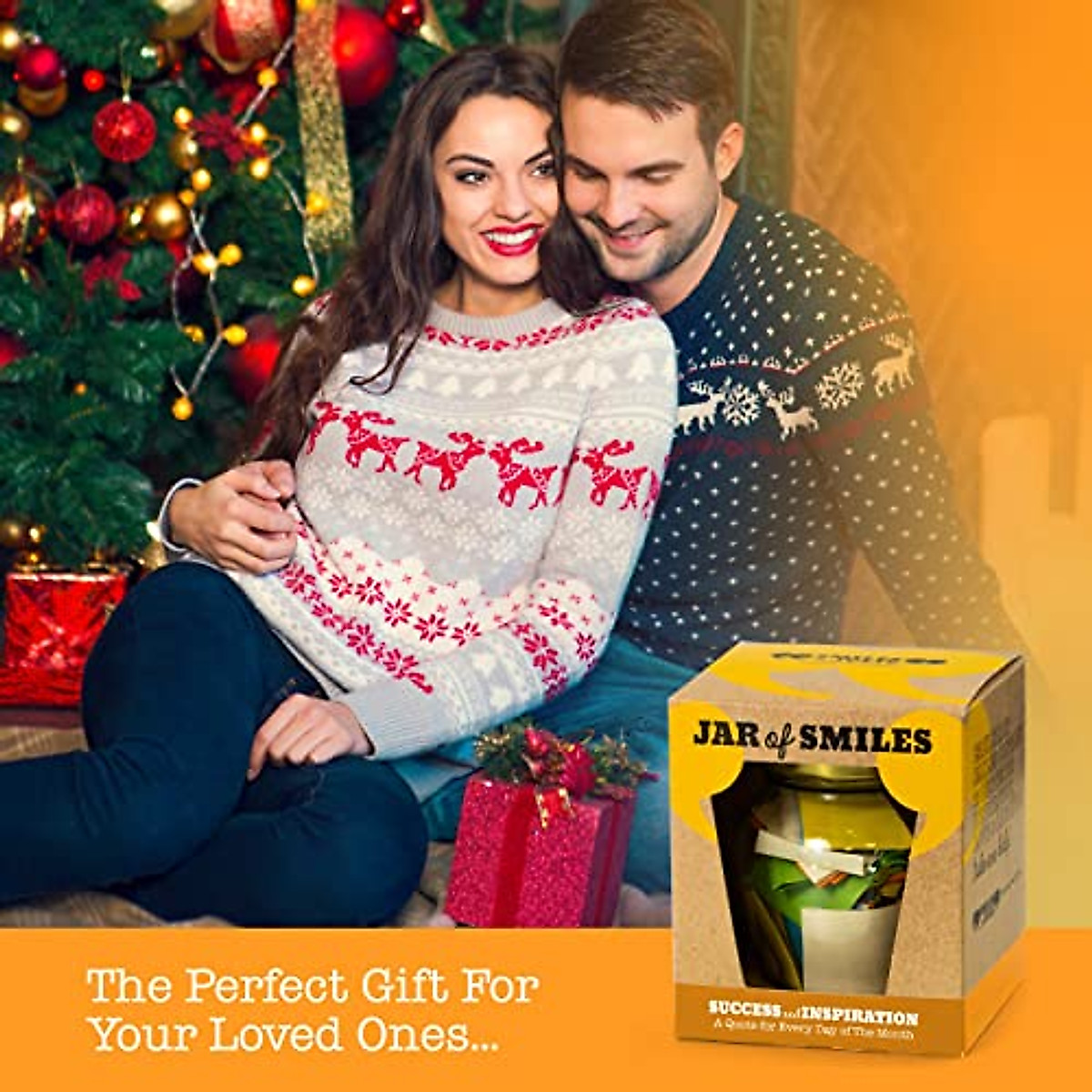 Smiles By Julie Success & Inspiration Jar | A Jar of Inspirational Quotes for Your Best Friend, Sister, Mom & More | Creative & Unique Gift | Jar of Smiles, Happy, Positive & Kind Notes | 31 Quotes