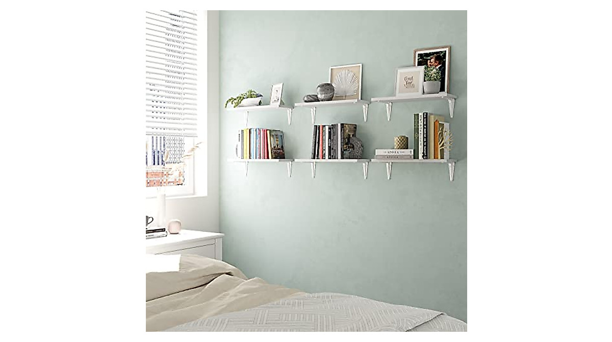 Wallniture Arras Floating Shelves – Stylish 6-Piece Wall Storage Set