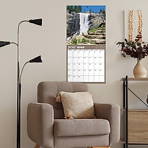 2023 Wall Calendar - 12 Monthly Wall Calendar Jan. 2023 - Dec. 2023, 12" x 24" (Open), 2023 Calendar Unruled Blocks(1.5" x 1.4") + Thick Glossy Paper - Bryce Canyon
