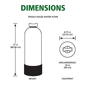 AO Smith Whole House Water Softener Alternative - Salt Free Descaler System for Home - Works with City & Well Water Filters - 6yr, 600,000 Gl, AO-WH-DSCLR