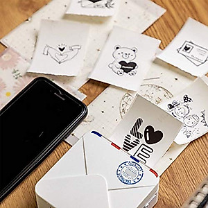 Phomemo White Self-Adhesive Thermal Paper for Phomemo M02/M02 Pro/M02S/M03, Storage Time 20 Years, 50mm x 3.5m, Diameter 30mm, 3 Rolls