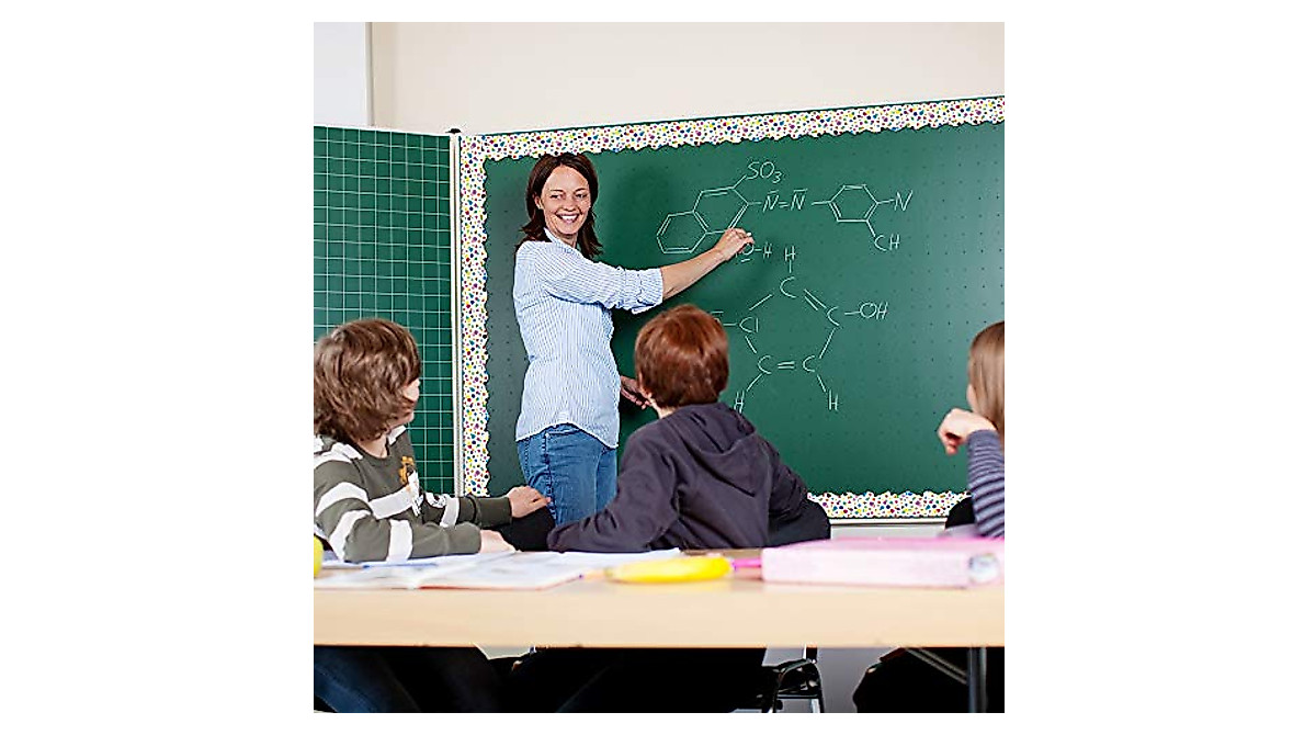 Colorful Bulletin Board Trim for Classrooms - 50 ft
