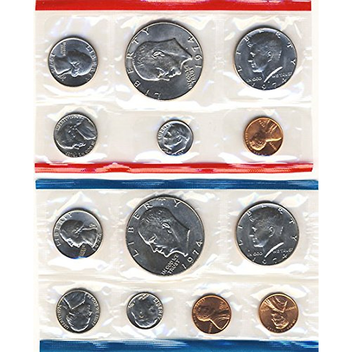 1974 US 13 Piece Mint Set In original packaging from US mint Uncirculated