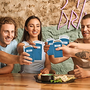 Hocis White Elephant Gifts for Adults,Christmas Gifts for Men,Funny Gag Gift for Men Women,Birthday Gifts,Toilet Shot Glasses,Christmas Stocking Stuffers Gifts for Dad Him,Novelty Toilet Mugs Set