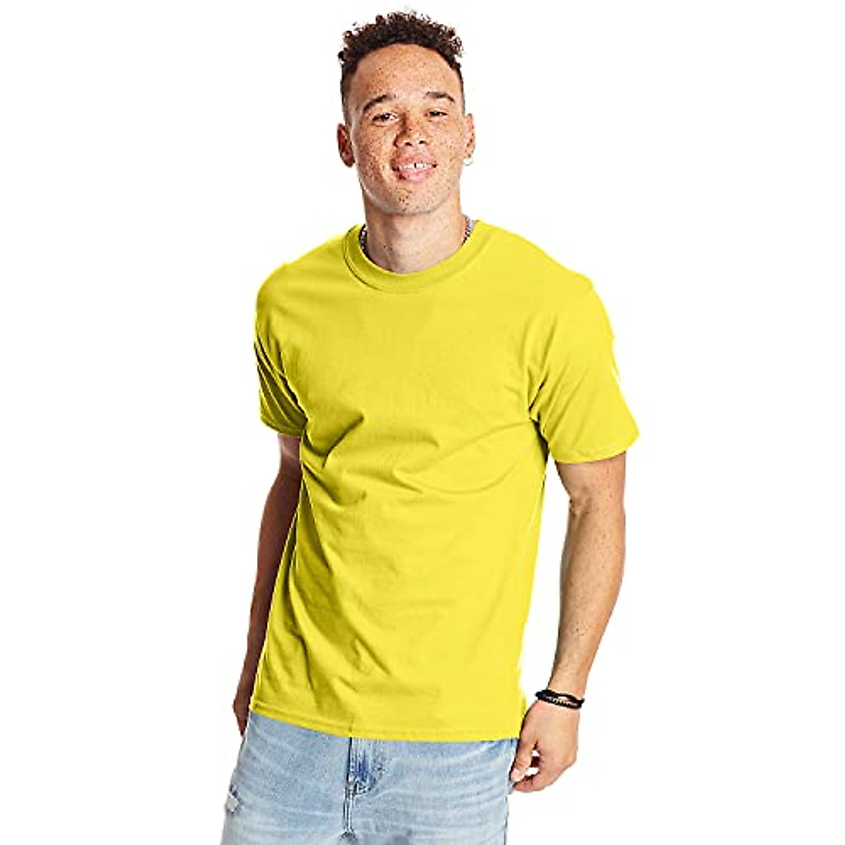 Hanes Unisex 6.1 oz. Beefy-T® T-Shirt 5XL Yellow