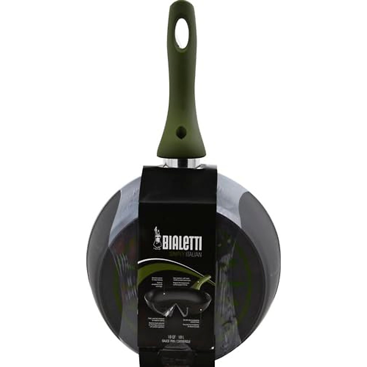 Bialetti Simply Italian Nonstick Covered Sauce Pan, 1.9 quart, Multicolored