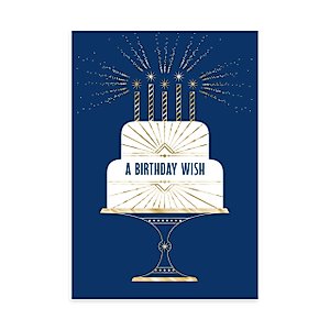 Hallmark Business Bulk 25 Pack Birthday Cards for Employees & Customers (Birthday Wish), 5 x 7 Cards, Message Inside, Envelopes Included