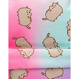 Pusheen Backpack Cat Pom Pom Keyring Pink Rucksack 16”