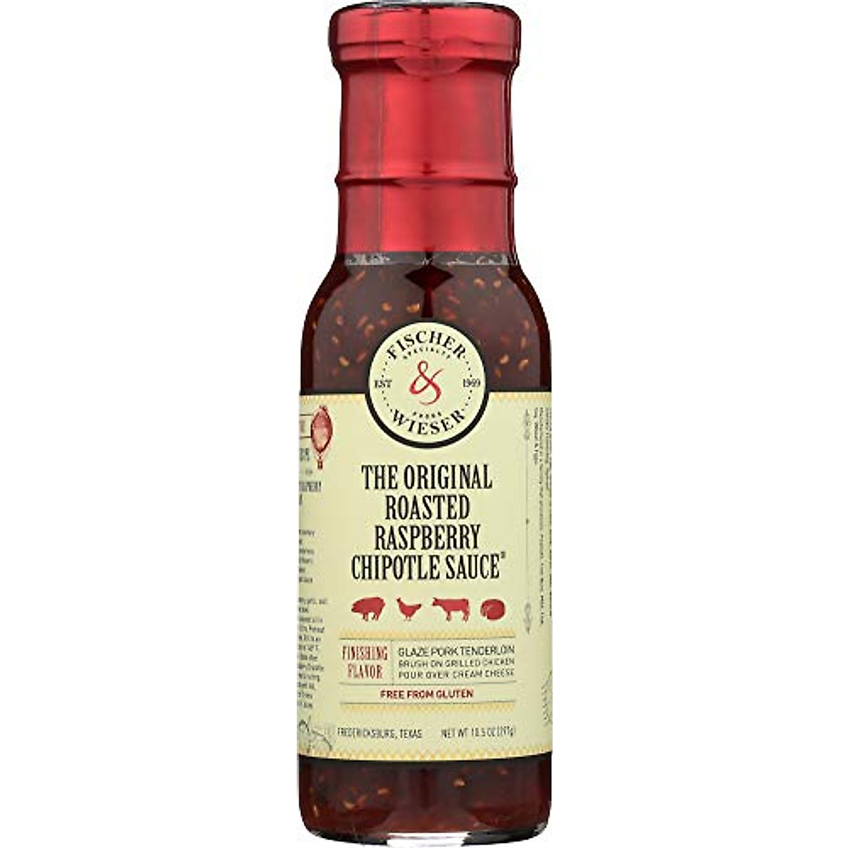 Fischer & Wieser Sauce Roasted Raspberry Chipotle, 10.5 oz