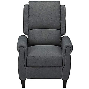 Christopher Knight Home Haddan Fabric Recliner, Charcoal