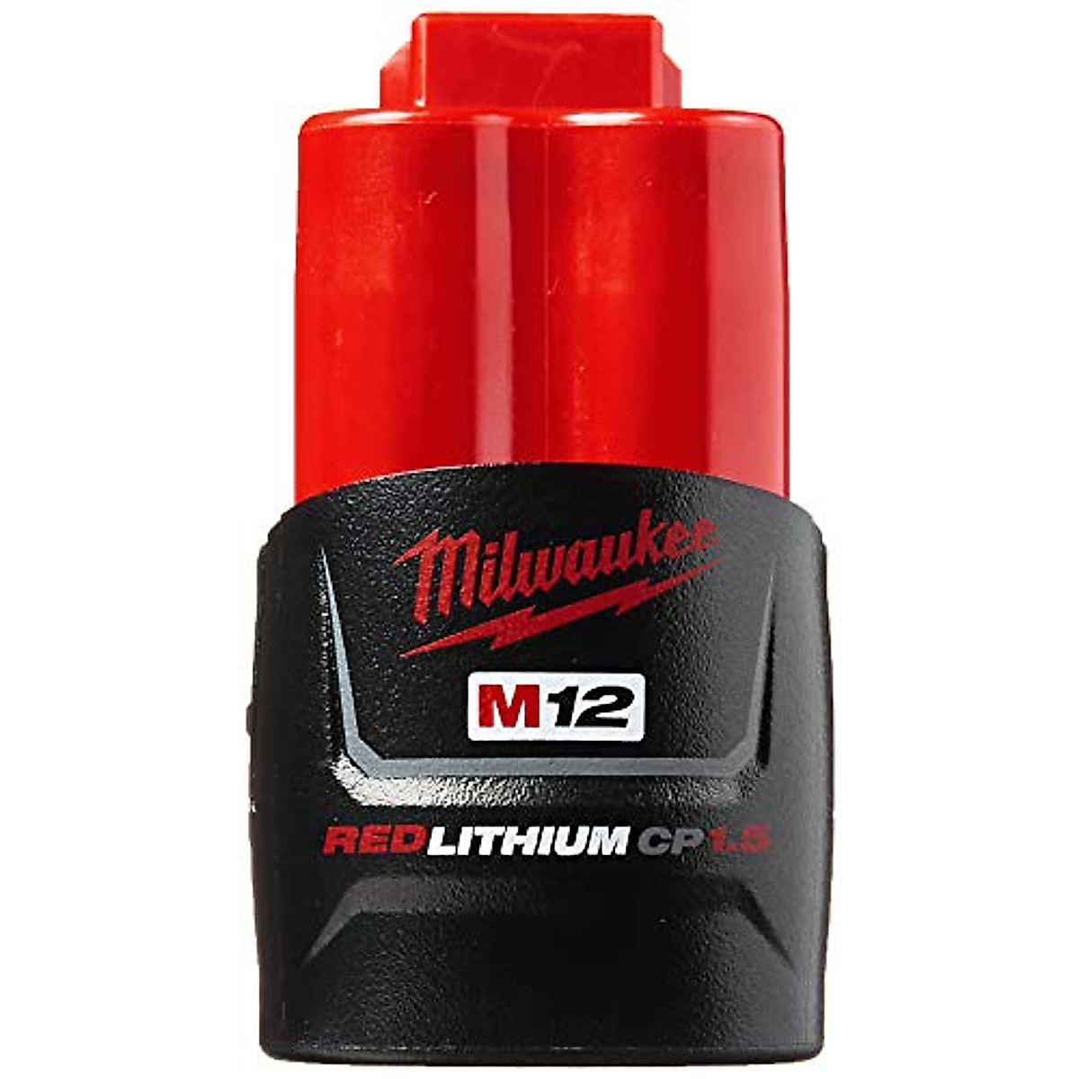 Milwaukee 48-11-2401 Genuine OEM M12 REDLITHIUM 12 Volt 1.5 Amp Compact Lithium Ion Battery with Overload Protection for Cordless Power Tools