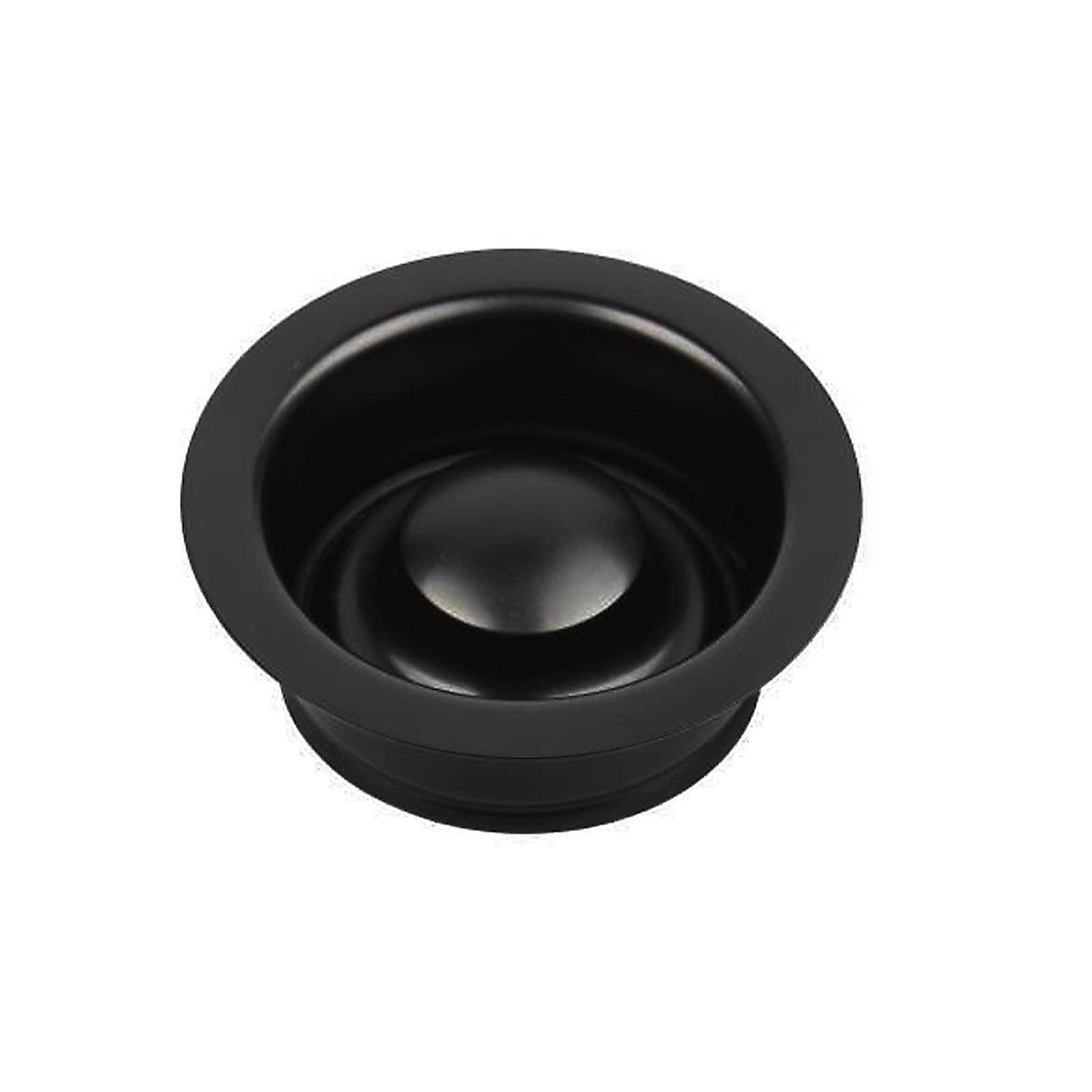 HausinLuck Garbage Disposal Flange, Black Garbage Disposal Drain Garbage Disposal Sink Flange and Stopper, Garbage Disposal Flange Plug For 3-1/2 Inch Drain Hole, Sink Flange and Stopper