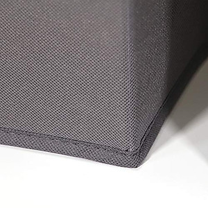 DIOMMELL 9 Pack Foldable Cloth Storage Box Closet Dresser Drawer Organizer Fabric Baskets Bins Containers Divider for Clothes Underwear Bras Socks Lingerie Clothing, M Grey 900