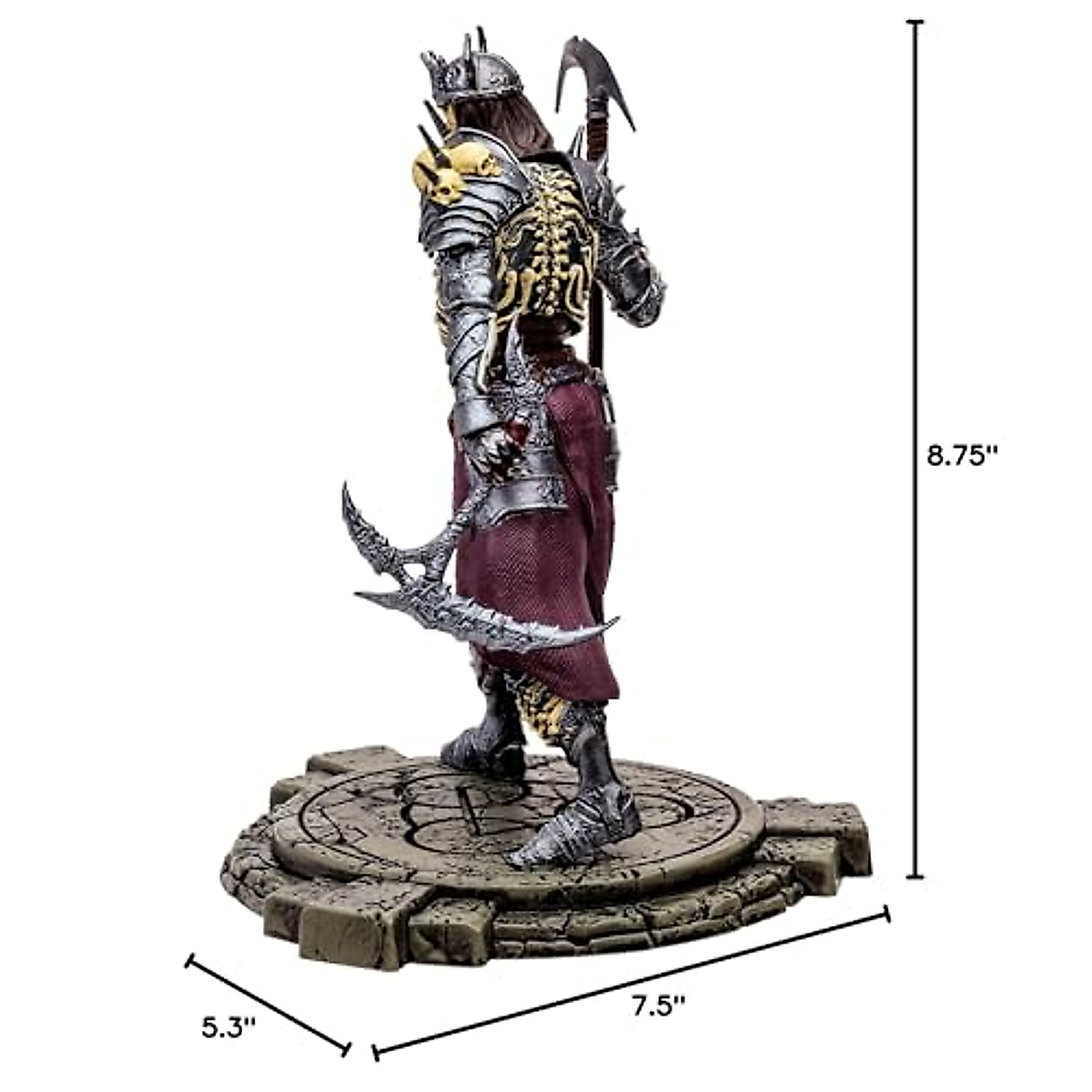 McFarlane Toys - Diablo IV Bone Spirit Necromancer (Common) 1:12 Scale Posed Figure