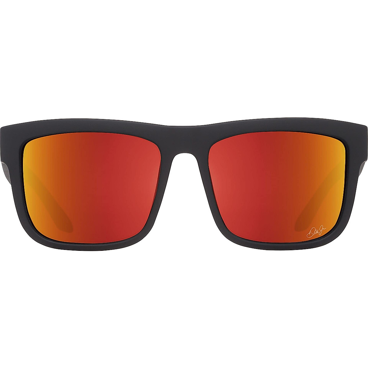 SPY Discord Dale Jr Matte Blk Happy Gry Grn W/ORG Spectra Mirror