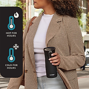 Contigo West Loop Beverage|Water Bottles, 16 Ounce (Single Pack), Licorice Metallic