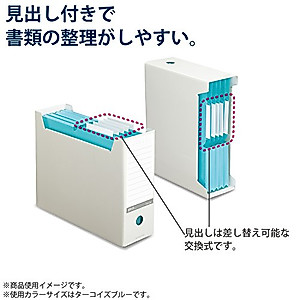 Kokuyo NEOS A4 File Folders, 0.6 Inches (15 mm) Depth, 3 Side Binding PP Type with A Customizable Tab, 10 Pack of Off White, Japan Import (A4P-NEF15WX10)
