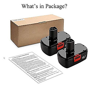 [Upgraded to 3.6Ah] 2 Pack Replacement Battery Compatible with Craftsman 19.2 Volt Battery C3 DieHard 130279005 130279003 130279017 315.115410 315.113753 315.11485 1302350211323903 1323517 120235021