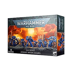 Warhammer 40k - Space Marine Primaris Intercessors d'Assaut includes Toy