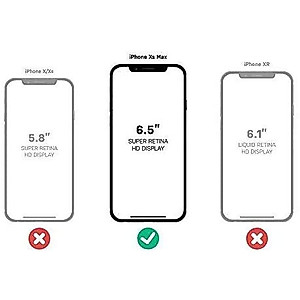 LifeProof Next Series Case for iPhone Xs MAX - Non-Retail Packaging - Black Crystal