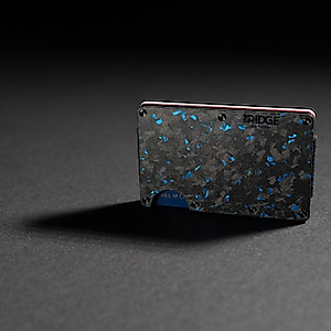 Ridge Forged Pacific - Slim RFID Wallet for Men, Front Pocket Design