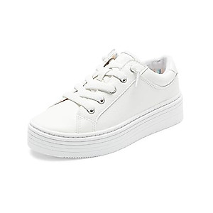 Roxy Girls Rg Sheilahh 2.0 Sneaker, White, 2 Big Kid