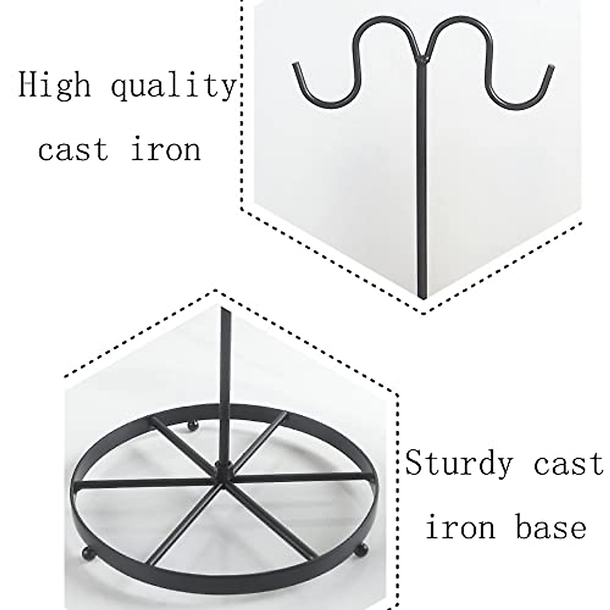 WOCTDTHW Banana Holder Hanger Hook Tree Stand Fruit Keeper Rack Kitchen Countertop