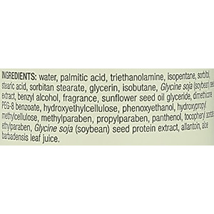 Aveeno Positively Smooth Moisturizing Shave Gel with Soy, Aloe, and Vitamin E to help Prevent Nicks, Cuts and Razor Bumps, Lightly Fragranced, 7 oz