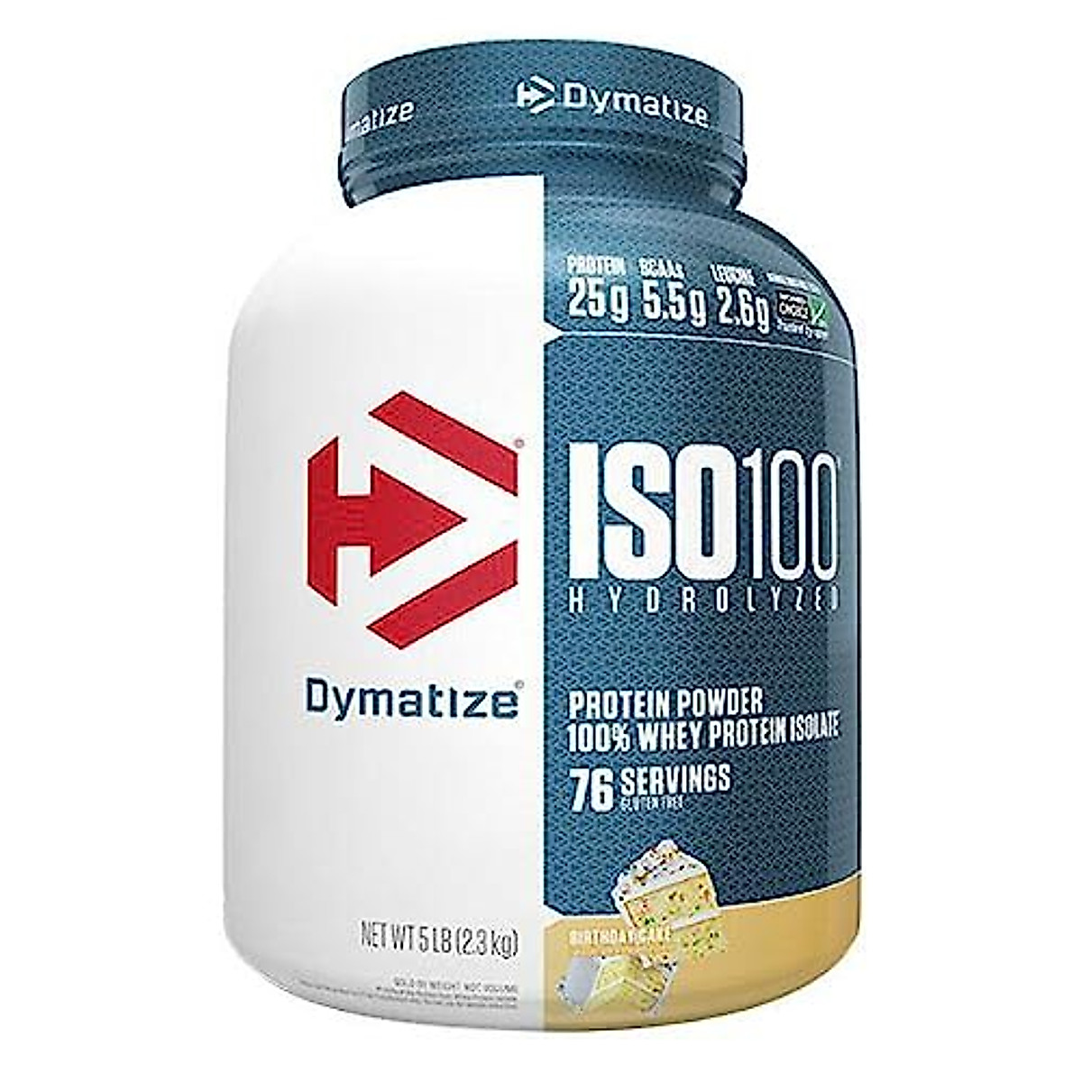Dymatize ISO 100 Hydrolyzed Whey Protein Isolate - Gourmet Chocolate 1.6 lbs