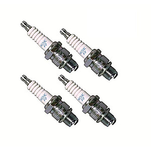 NGK Spark Plug BR8ES For Motorcycle - Nickel- Set of 4