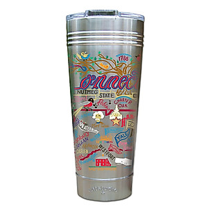 Catstudio Connecticut Thermal Tumbler | Triple Wall Insulation With Non Slip Bottom | Great Travel Cup for Water, Coffee, Tea, or Smoothies